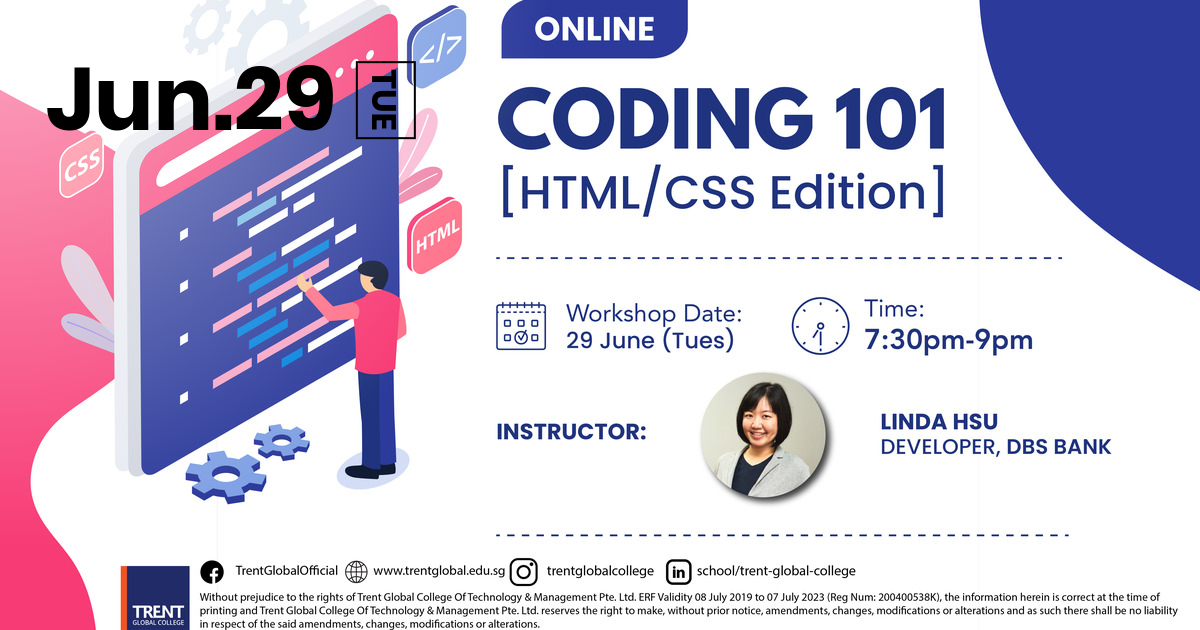 Coding 101 Workshop For Beginners, HTML/CSS - Software Engineering meetups at Trent Global ...